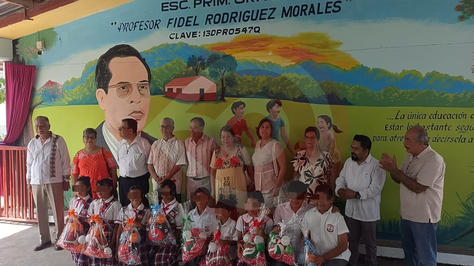 Develan mural en la primaria Fidel Rodríguez – Noticias de Hidalgo ...